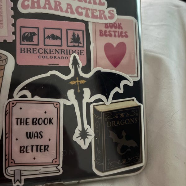 Sticker Fourth Wing Fantasy Sticker Bookish Sticker Booktok Gift for ...