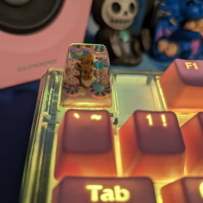 Custom Artisan Keycap, ESC Resin Keycap, Resin Handmade Keycap, Keycaps ...