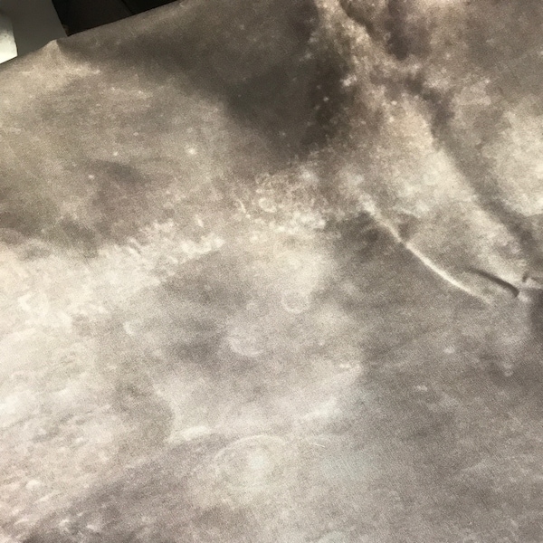 Moon Fabric - Walking on the Moon by Peacoquettedesigns - Lunar Moon ...