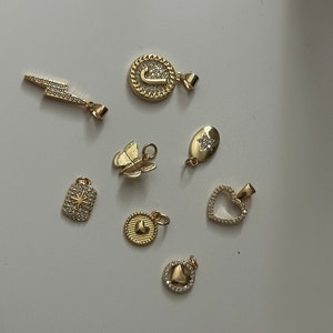 Gold Filled Miraculous Lady Charm Virgin Mary Our Lady of - Etsy