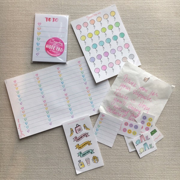 Cute Kawaii Balloon Bujo Planner Stickers Birthday Balloon Stickers for ...