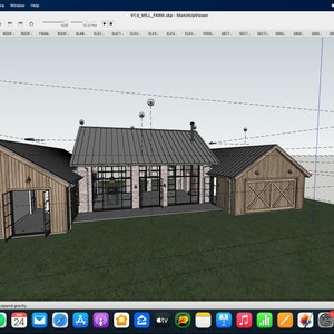 Trio House Plans Modern Scandinavian Farmhouse 3292 SQ FT 4 Bedroom 2.5 ...