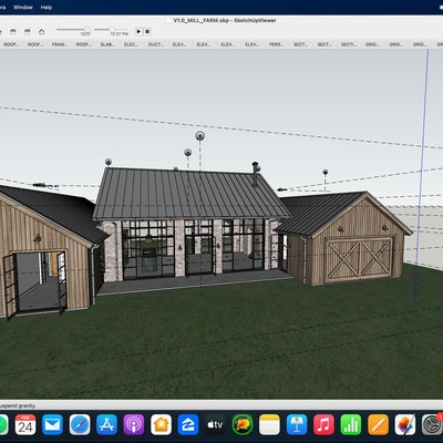 Long House Plans Modern Scandinavian Barn 2868 SQ FT 4 Bedroom 2.5 Bath ...