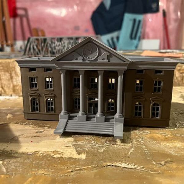 N Scale Back to the Future Clock Tower: 3D Printed Replica - Etsy