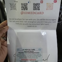 FND Card, FND Medical Alert ID Card for Wallet, Fnd Awareness Gift ...