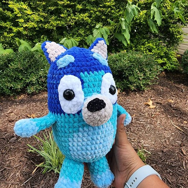 PATTERN: Blue Pup, Bluey, Blue Dog, Blue Puppy, Australian Heeler Blue ...