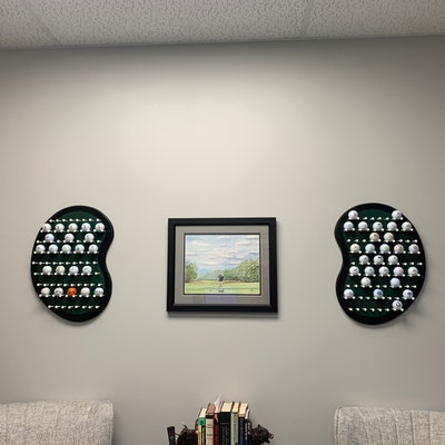 Putting Green Shaped Golf Ball Display - Etsy