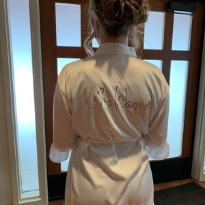 Bride Robe Personalized Bride Gift Bridal Shower Gift Unique - Etsy