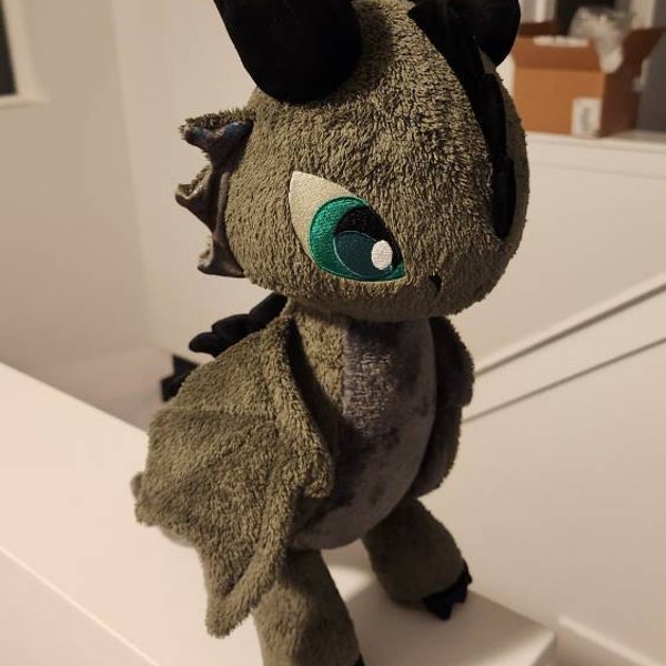 Wyvern & Dragon Chibi Plush Sewing Pattern .pdf Tutorial - Etsy