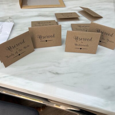 Vintage Wedding Table Seating Plan Tags Labels DIY - Etsy UK