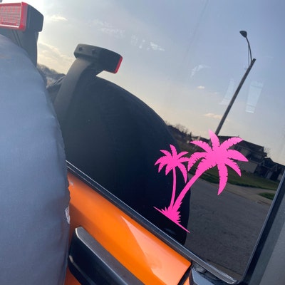 DECAL Palm Tree Vinyl Decal, Tropical Decal, Car Decal, Laptop Decal ...