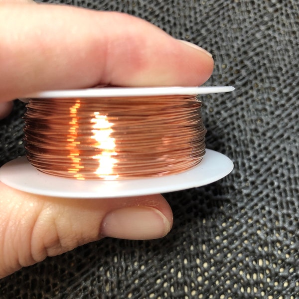 Half Hard Copper Wire - Round Solid Raw Metal - You Pick Gauge 16, 18 ...