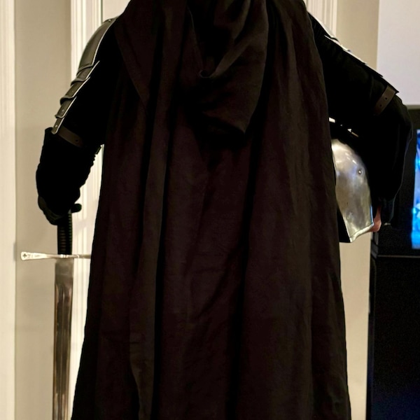 Knight's Cape - Medieval Linen Cloak - Etsy
