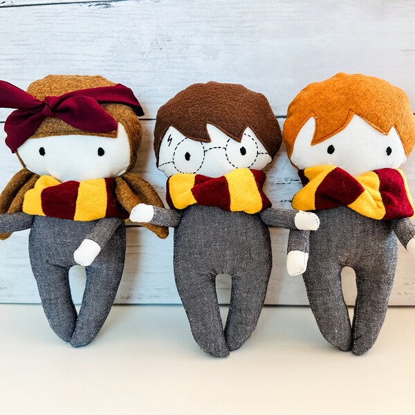 Wizard Baby Doll Sewing Pattern, WIZARD STUDENTS, Doll Pdf Sewing ...