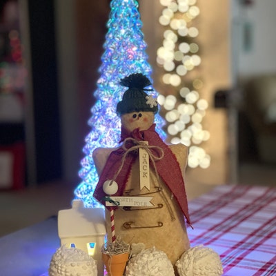 Rudolph Wooden Block/rudolph Decor/christmas/tiered Tray Decor/rudolph ...
