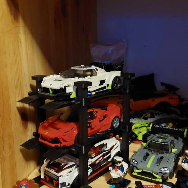 Triple Car Lift Display Stand for Speed Champions - Etsy