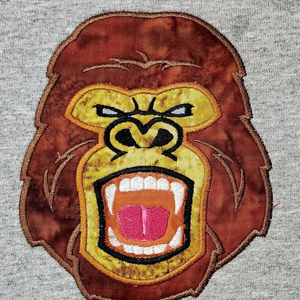 Gator Alligator Half Face Embroidery Designs 4 Sizes, Hoops 4x4 5x7 ...