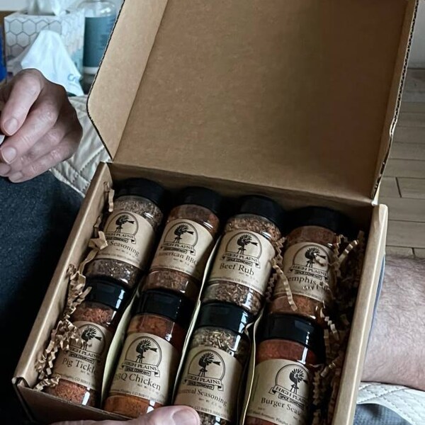 Sausage Sampler ~ BBQ Rub and Baking Spices Gift Set of 4 ~ Gourmet ...