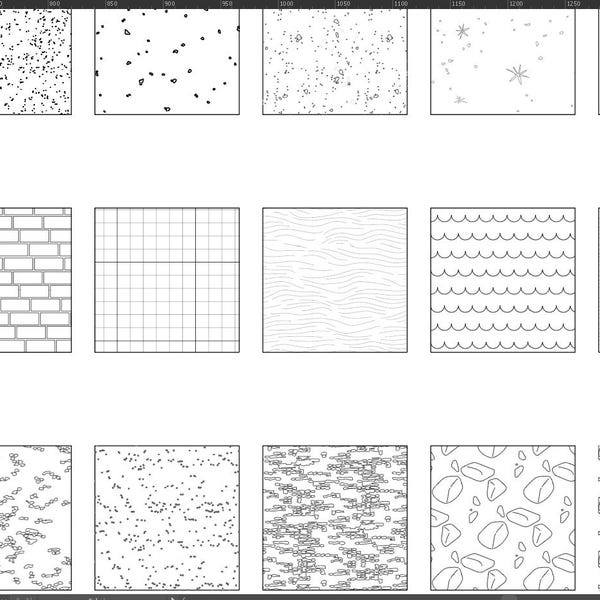 54 TEXTURE Symbol Flat Vector Swatches – Landscape Textures (.ai) - Etsy