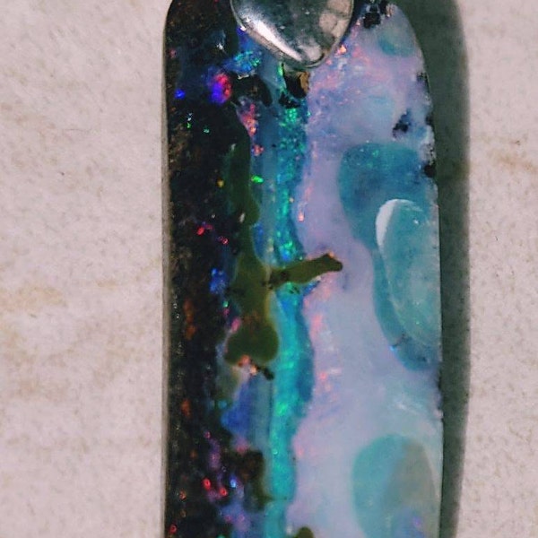 Natural "tiger Stripe" Multicoloured Boulder Opal - Etsy