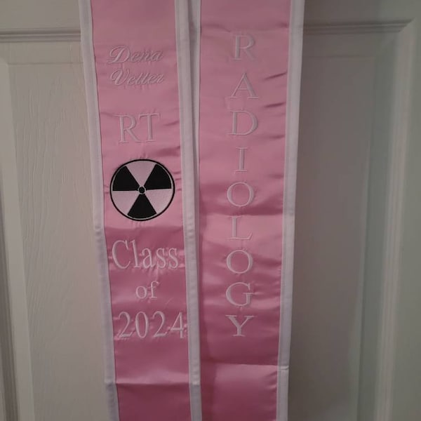 RT RADIOLOGY Graduation Stole - Etsy