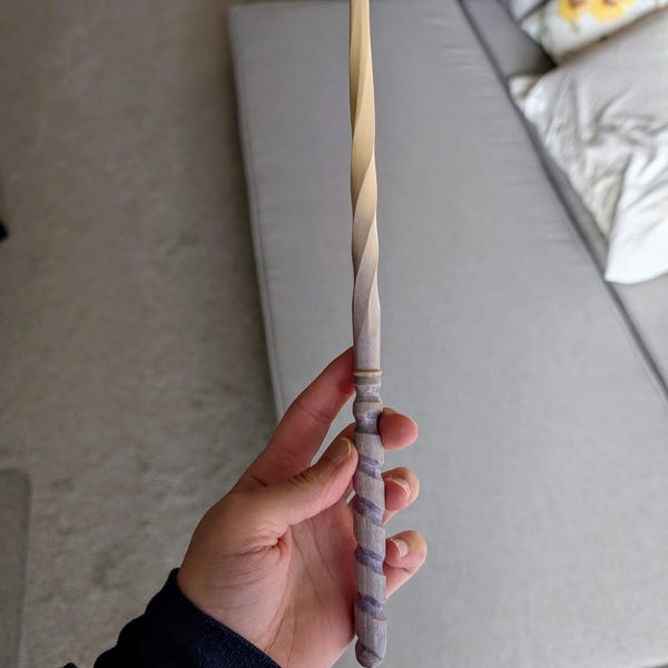 Pick Your Team Wand, Blue & Bronze Magic Wands, Wood Wand, Magic Wand ...