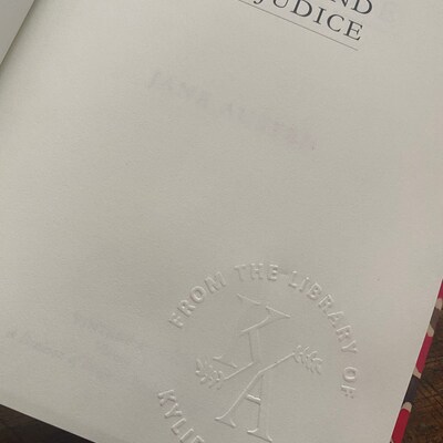 Custom Book Embosser for You to Personalize Library Books Choose Your ...