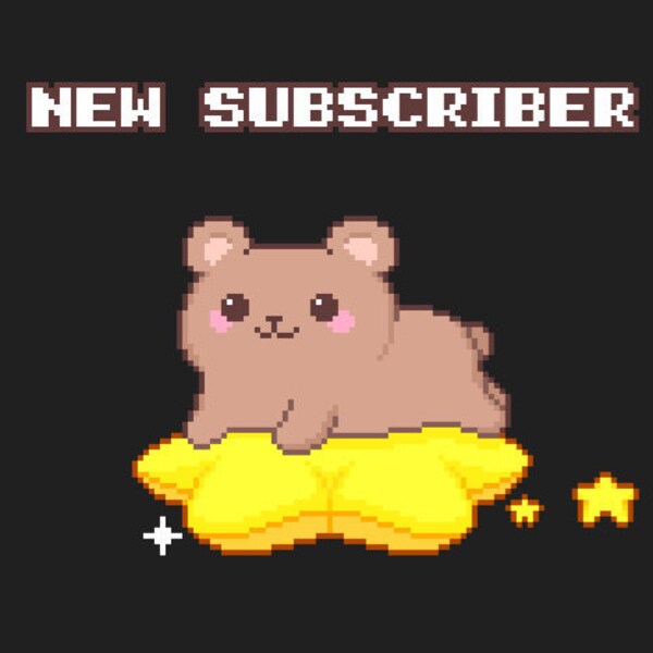 Pastel Aesthetic Pop up Box Window Twitch Panels Purple Moon Sky Stream ...