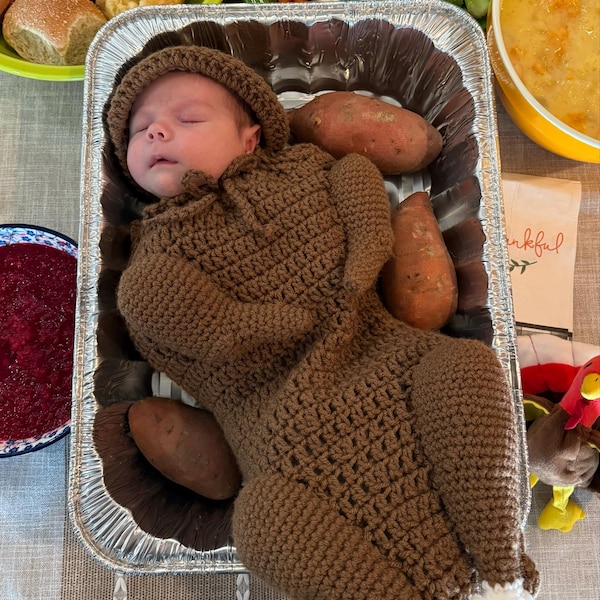 Baby Cooked Turkey Outfit Available in Size Newborn and 0-3 Months ...