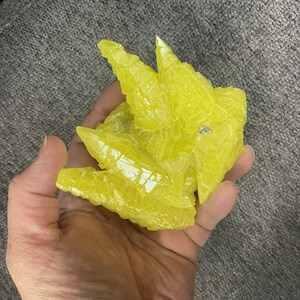 Top Large Raw Yellow Crystal Cluster/yellow Quartz - Etsy