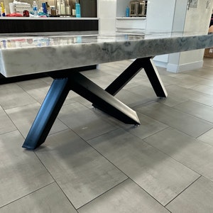 Metal Table Legs, Industrial X-frame Style Any Size and Color - Etsy