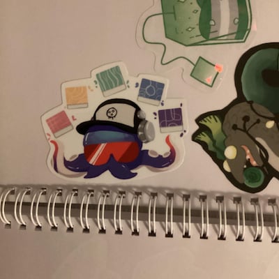 Splatoon 3 Dedf1sh Side Order Vinyl Sticker - Etsy