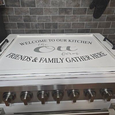 Tray or Tray W Legs, Custom Stove Cover, CUSTOM Sizes, Gas Stove Cover ...