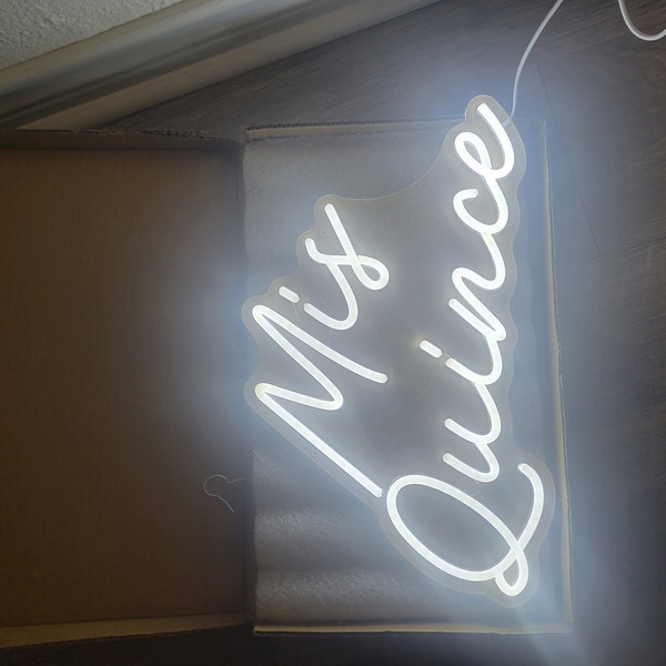 Mis Quince Neon Sign | Neon Sign Custom |15th Birthday Party Decor ...