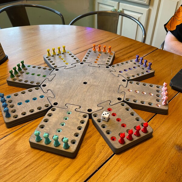 8 Player Modular Fast Track Board Game - Etsy