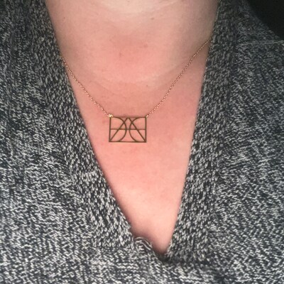 Jennifer Name Necklace Unique Design Name Logo Necklace Name Necklace ...