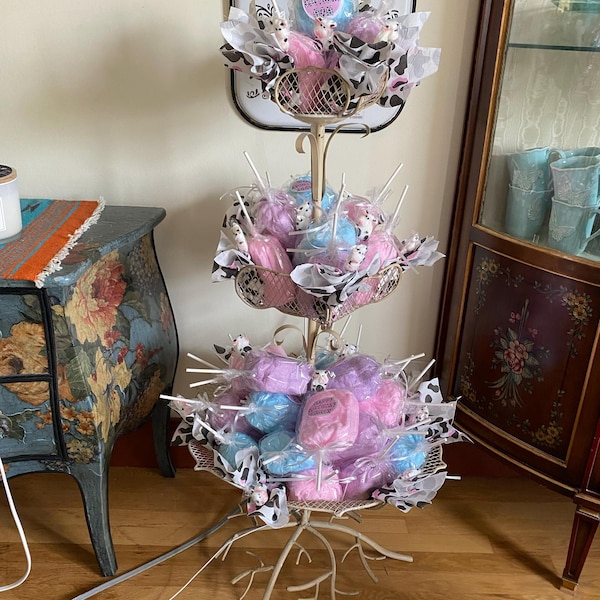 Cotton Candy, Cotton Candy on a Stick, Bagged Cotton Candy, Party ...