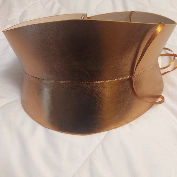 11 Cm 4 Inch Black Leather Wide Waist Belt, Maxi Oversized Buckle ...