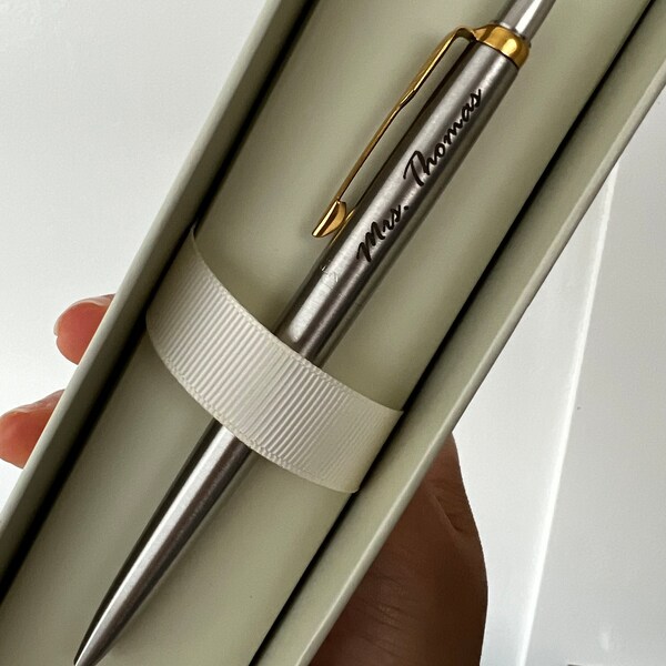 Personalized Parker Pen in Box, Custom Retirement Gift, Retirement ...