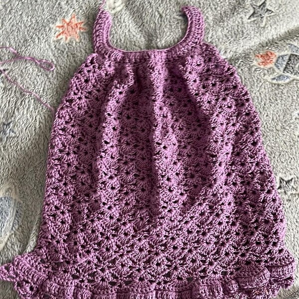 Crochet Dress PATTERN - Chantilly Lace Sundress (sizes up to 10 Years ...