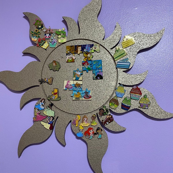Tangled Sun Pin Board, Disney Tangled, Tangled Rapunzel Sun Pin Board ...