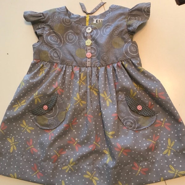 Dress Pattern, the ALAINA DRESS for Babies and Little Girls, 3 Styles ...