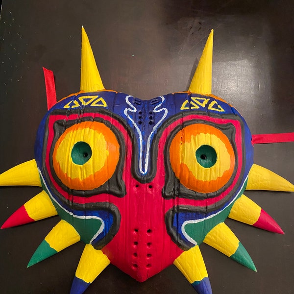 Majora's Mask Replica / Hand Painted Majora Mask - Etsy