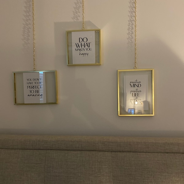 Inspirational Positive Motivational Message Print Poster Home Décor ...