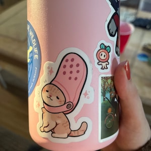 Mini Strawberry Bunny and Flower Bunny Sticker Set of 2 / Cute - Etsy