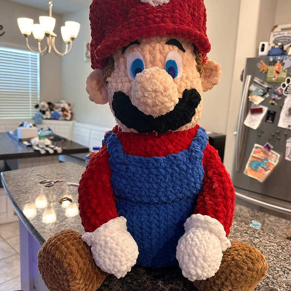 Super Mario Crochet Pattern PDF - Plush - Amigurumi- Tutoriel - US ...