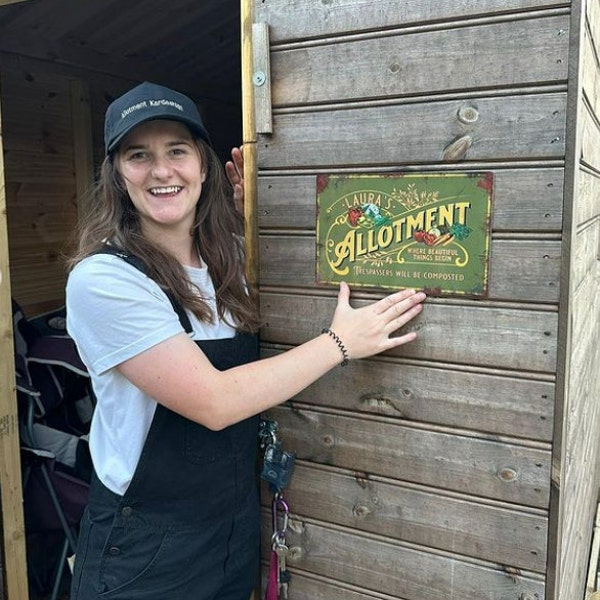 Personalised Allotment Sign Metal Garden Vegetable Patch Wall Door ...