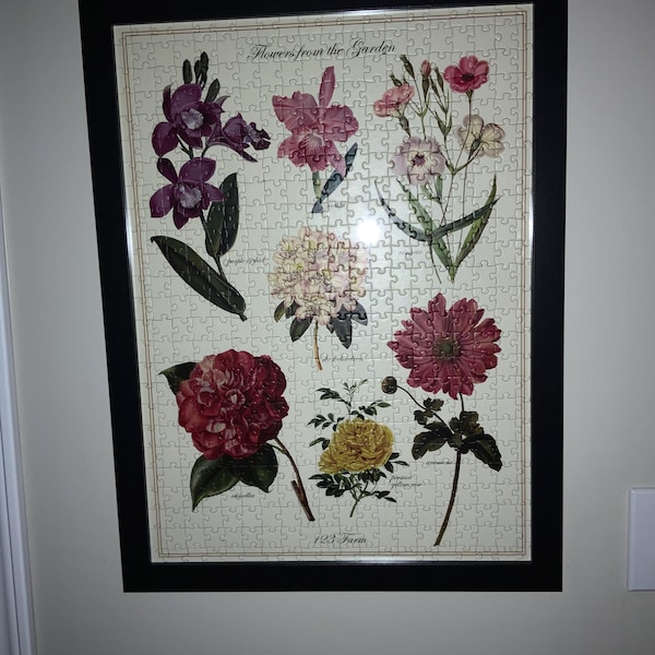 Custom Puzzle Frame, Composite Wood, Made to Measure, Multiple Colors ...