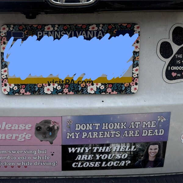 Custom Toyota High Mileage Club Car Bumper Sticker Magnet, 4WD 4x4 ...