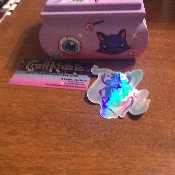 Black Light Glow Trippy Alien Stash Box / Small Rolling Makeup Jewelry ...